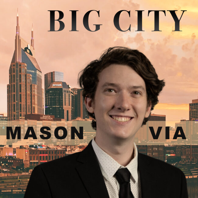 Mason Via Is Headed For The Big City! - Mountain Fever Music Group, inc.